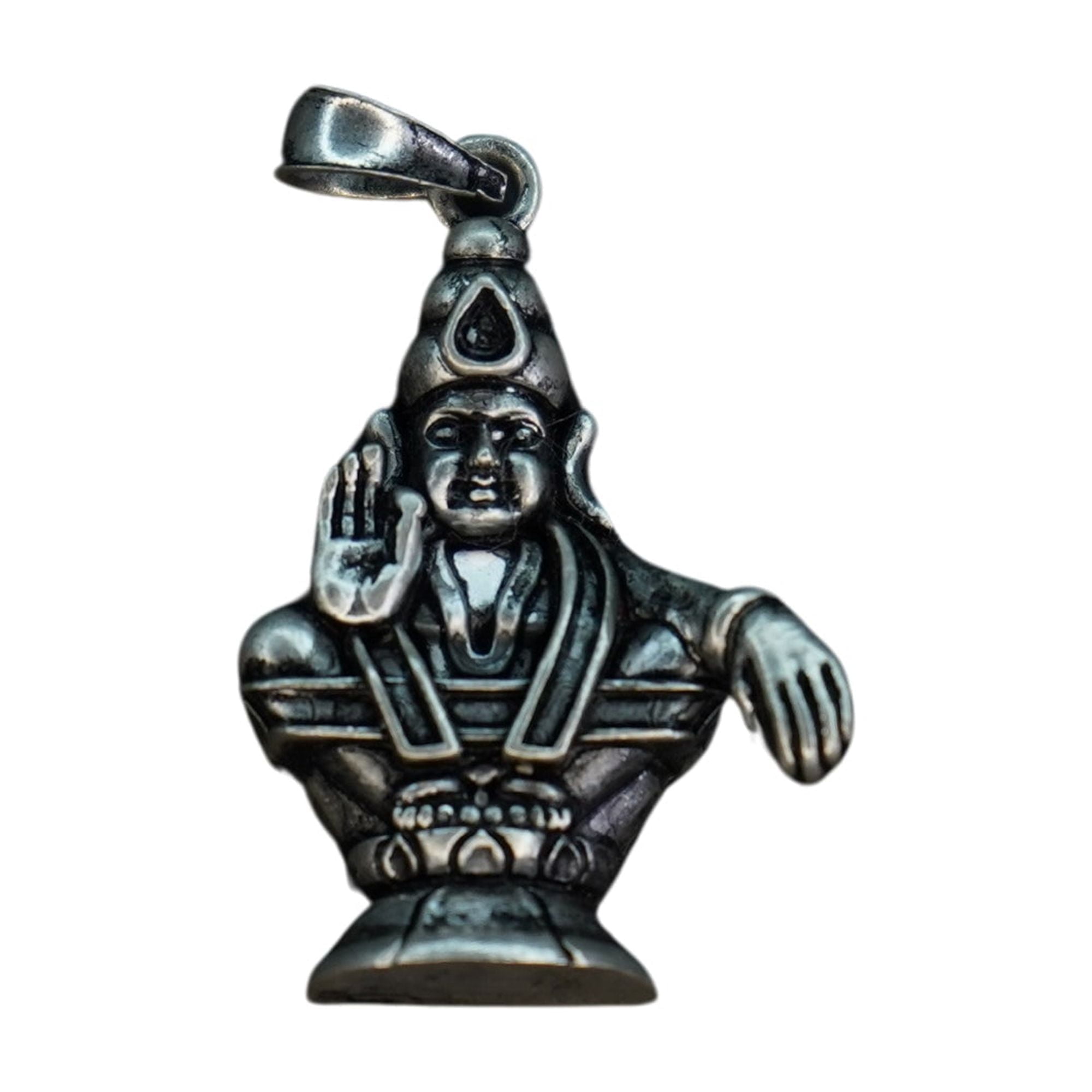 Pure Silver Ayyappa Antique Locket 7.57G - Walmart.com