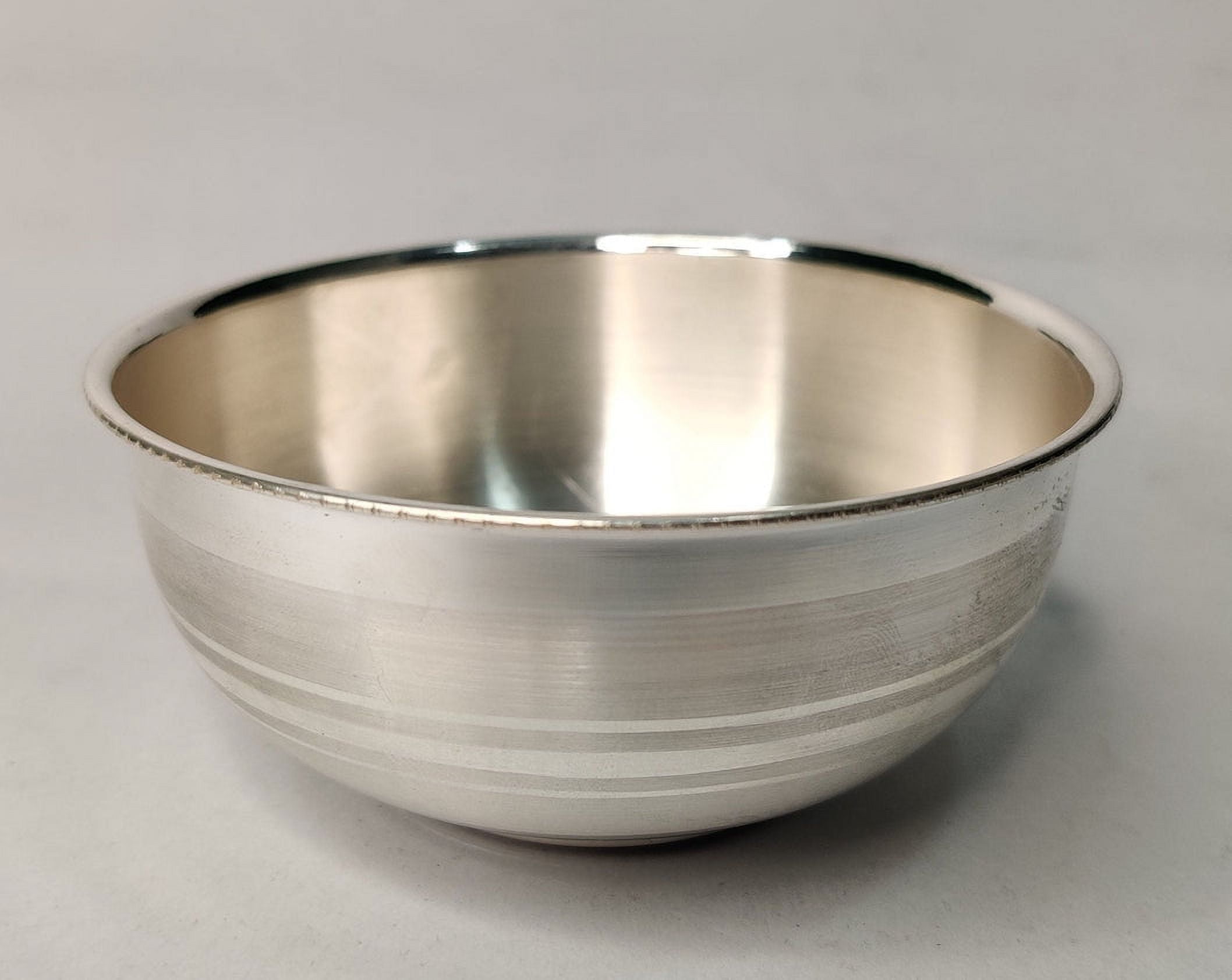 Pure Silver Big Bowl 40g, Pure Silver Vessels, Silver Utensils, Healthy ...