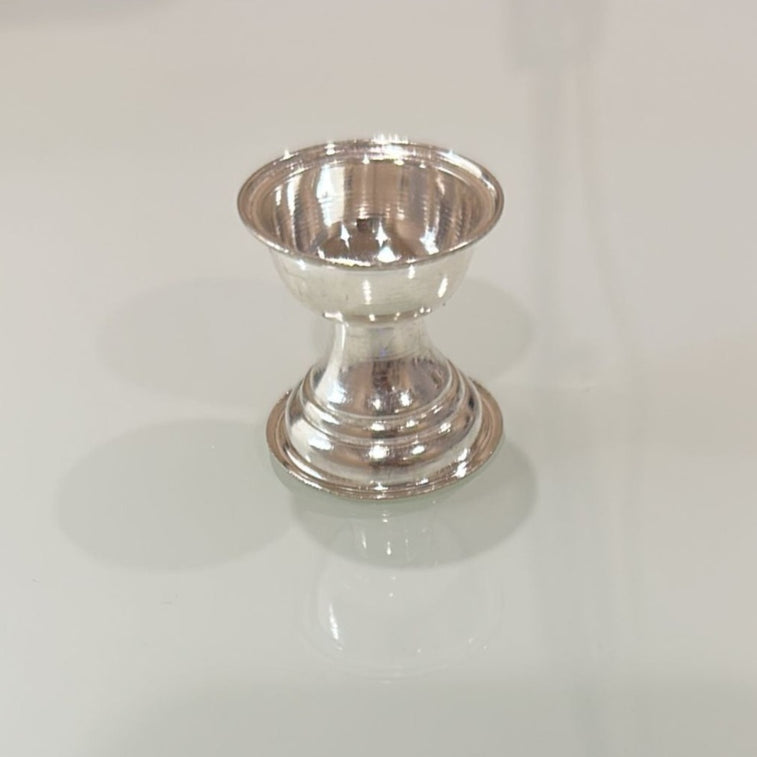 Pure Silver Deepam Diyas 5g, Diya Temple Pooja, Deepam for Temple ...