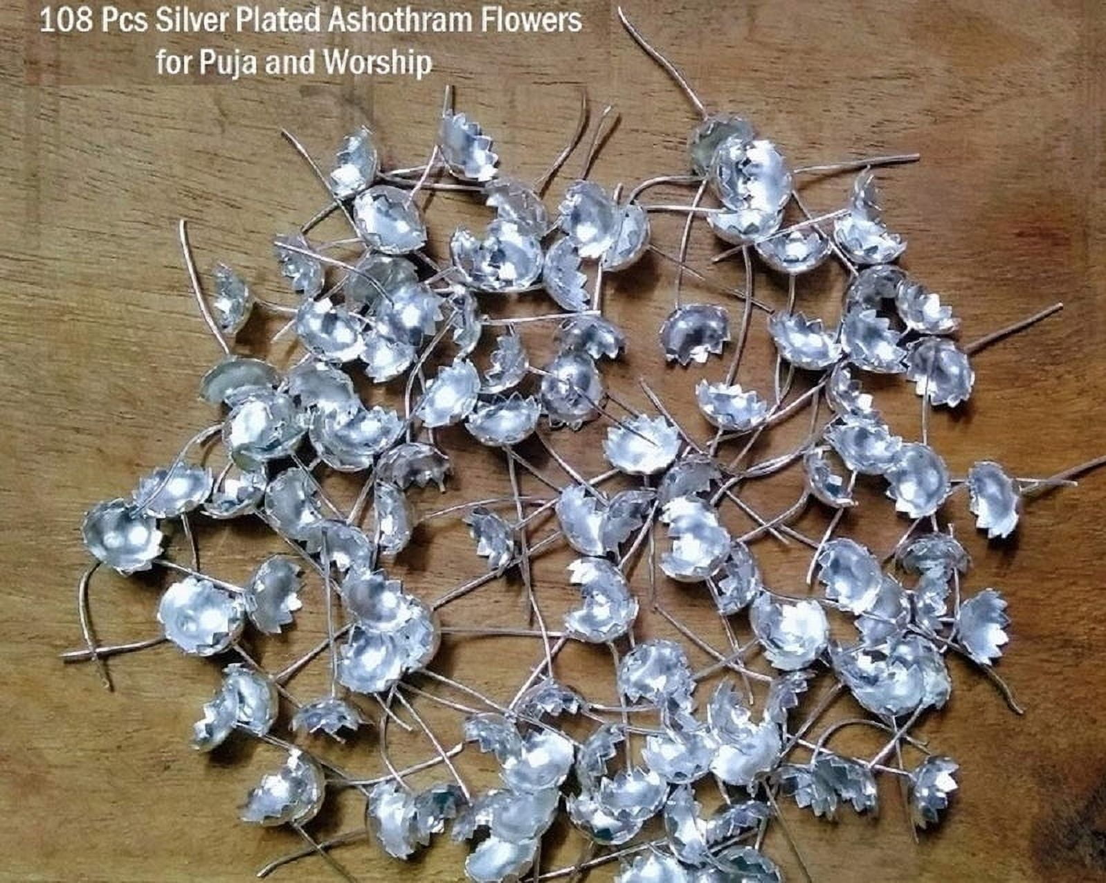 Pure Silver Flowers (Pack of 108) 26g, Pure Silver Gift Items, Silver ...
