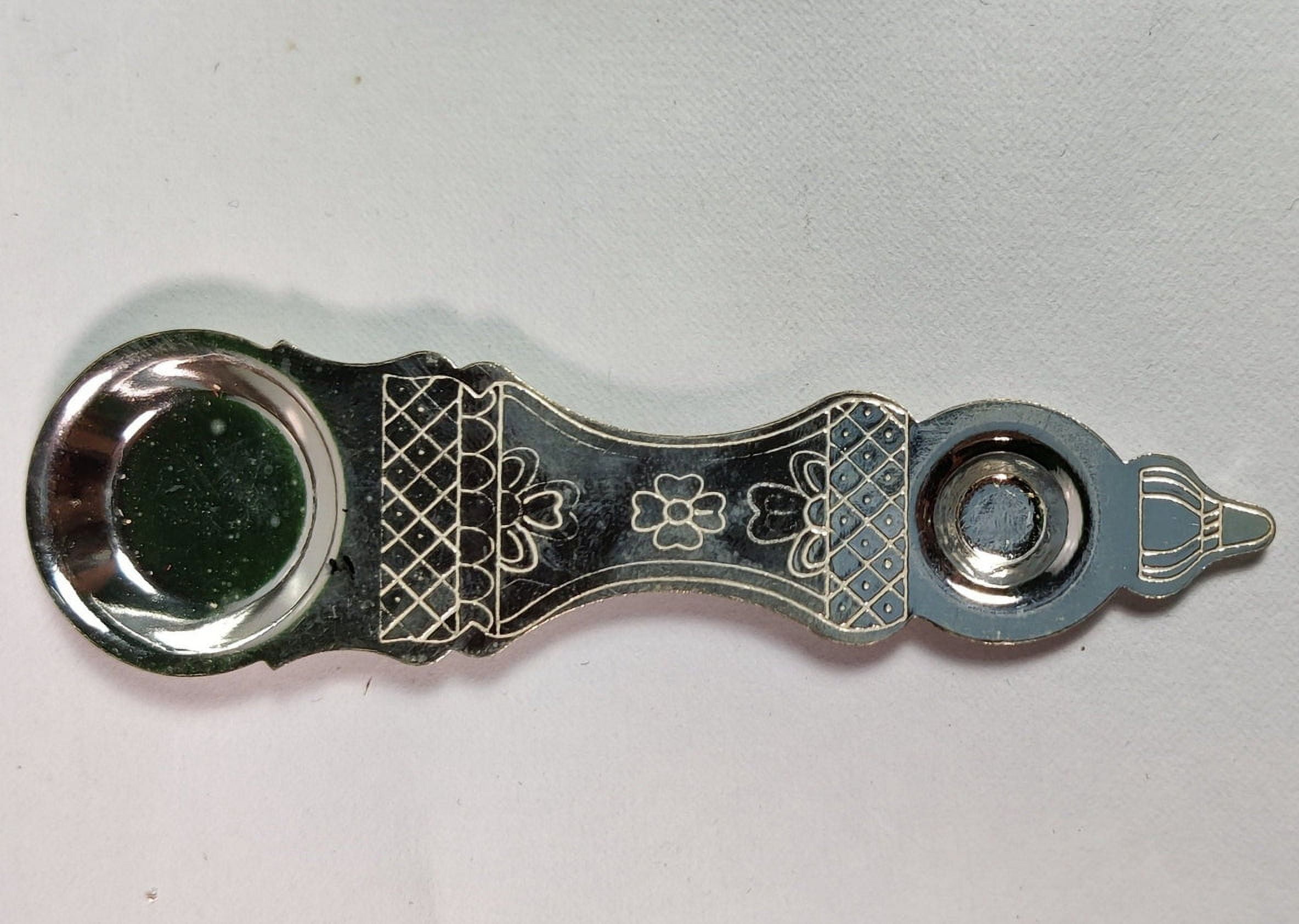 Pure Silver Harathi Spoon, PanchPatra Holy spoon, Silver Puja Holy ...