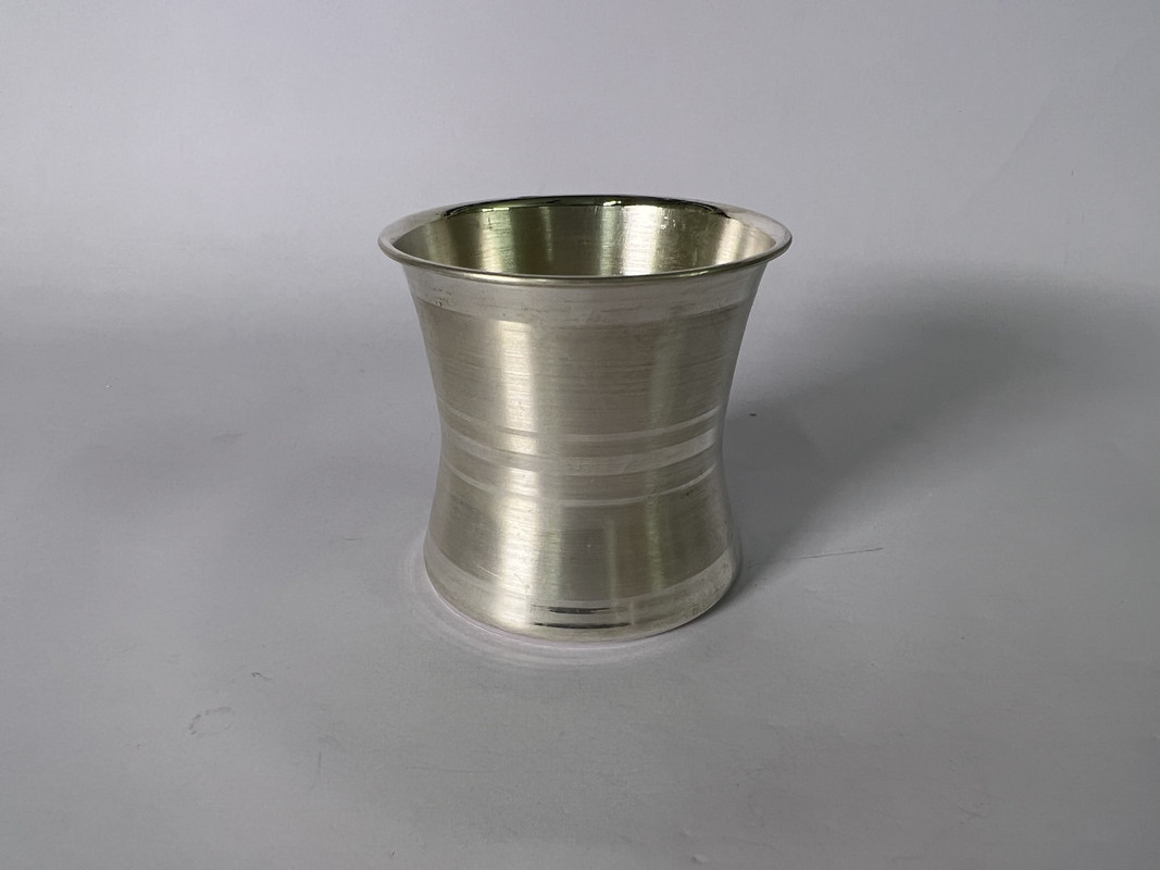 Pure Silver Panchapatra For Gangajal Charnamrit Prasad, Silver Puja ...