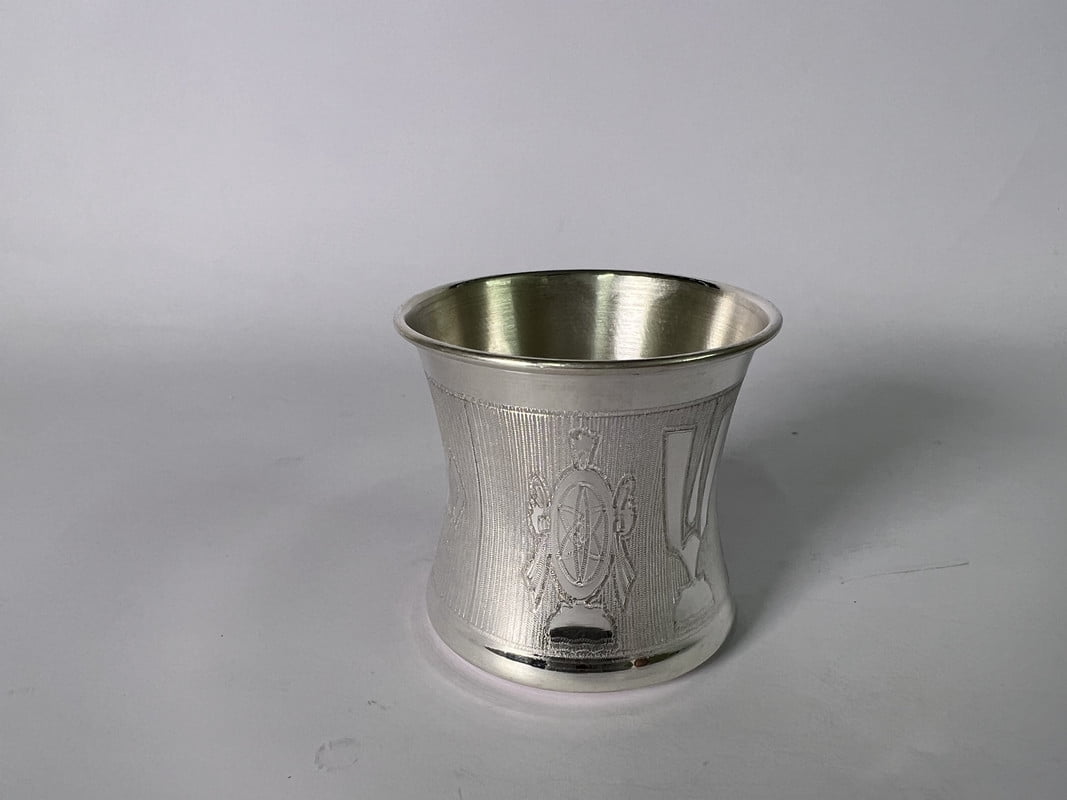 Pure Silver Panchapatra For Pooja Use, For Gangajal Charnamrit Prasad ...