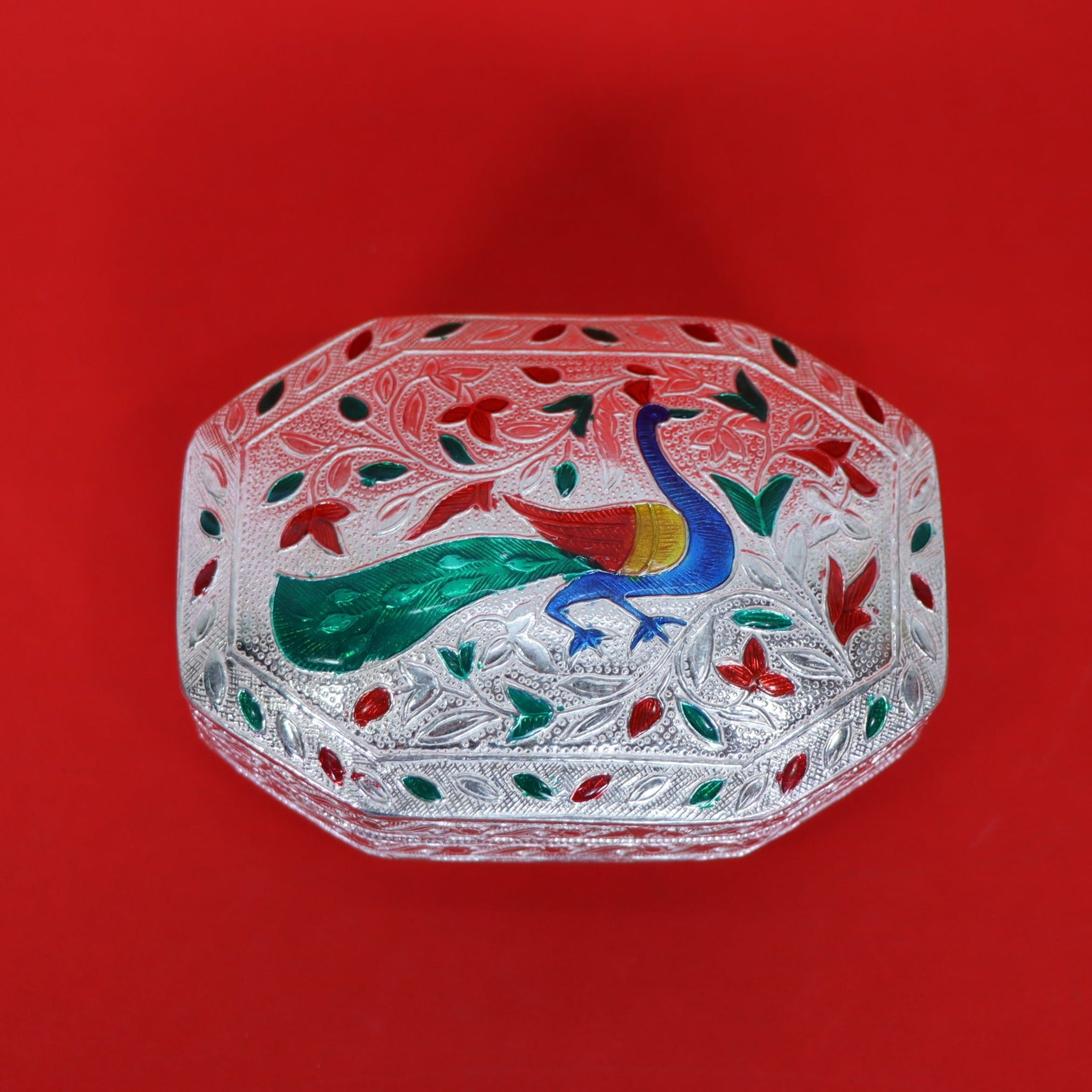 Pure Silver Peacock Soap Box 89.3g - Walmart.com