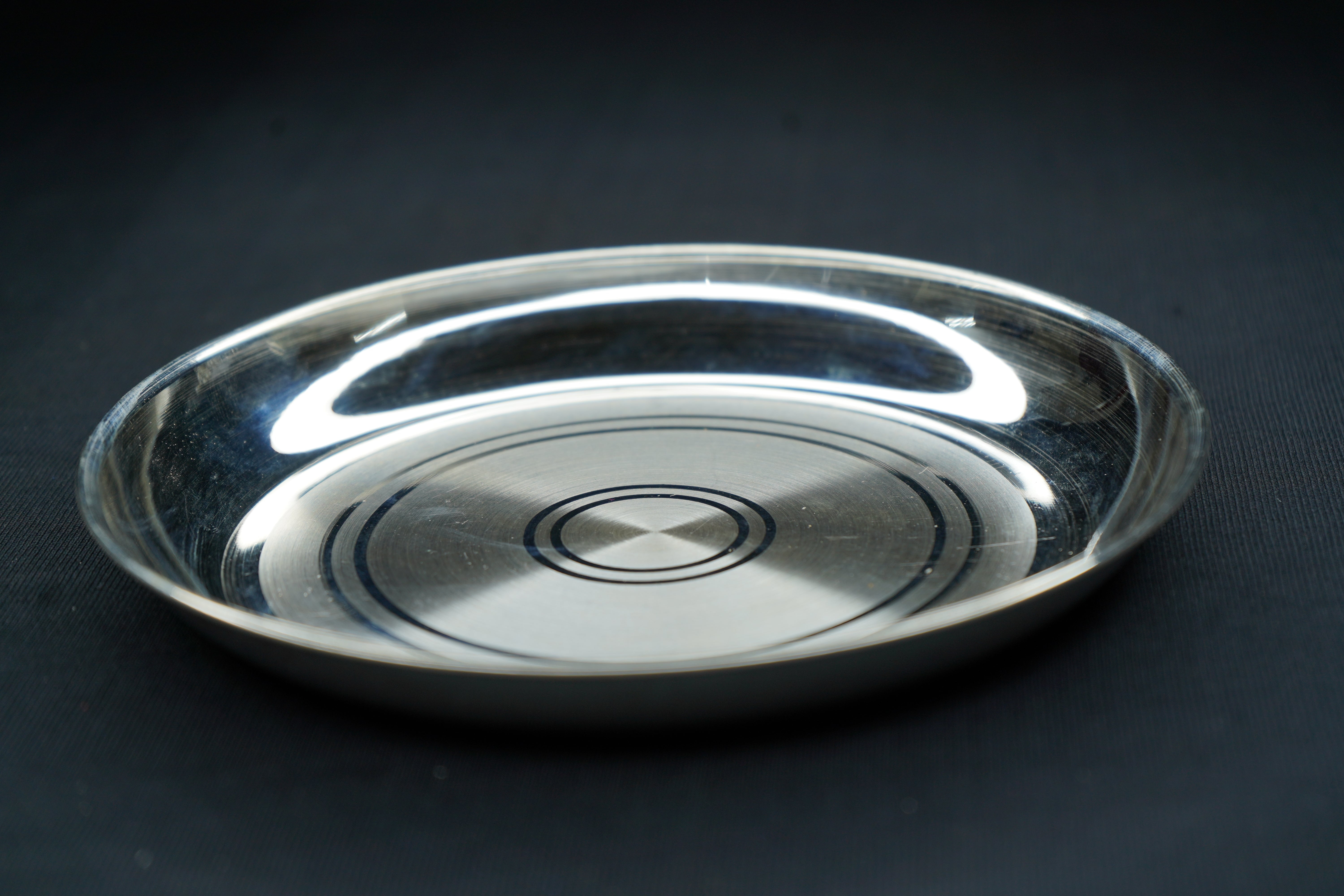 Pure Silver Plates 85 grams, Handmade Solid Silver Plate, Idols Puja ...