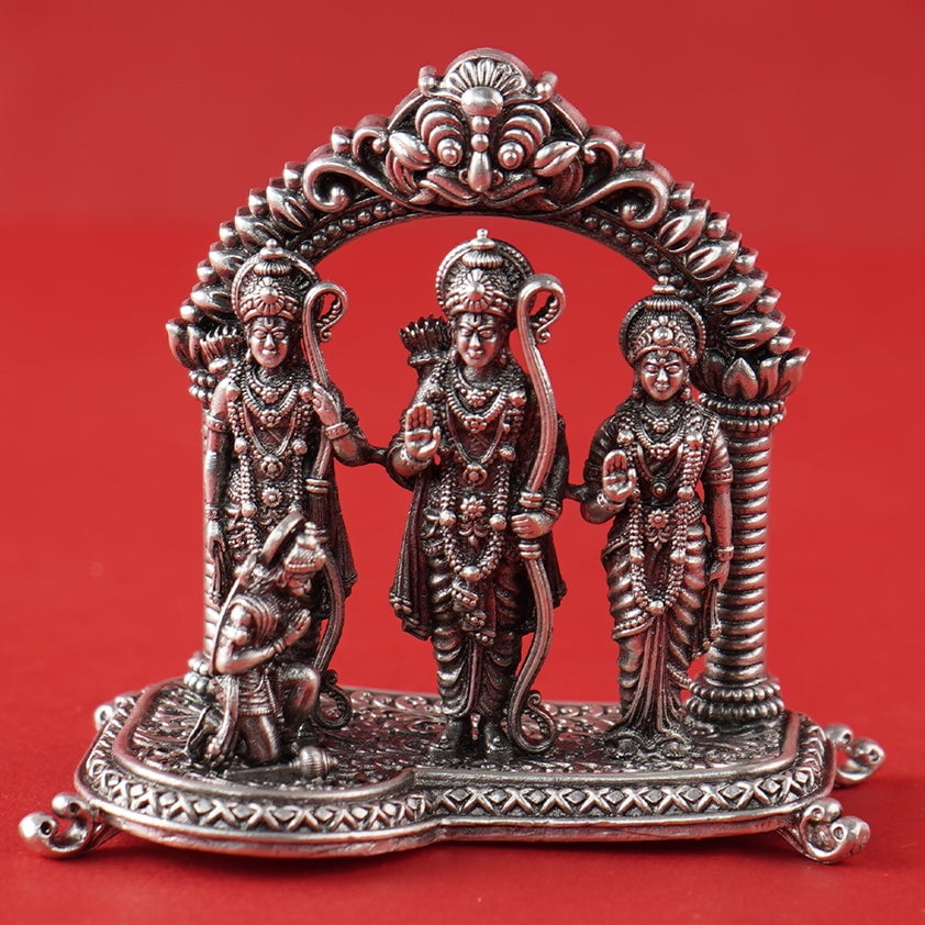 Pure Silver Rama, Ram Darbar Antique Statue, Pure silver Rama Family ...