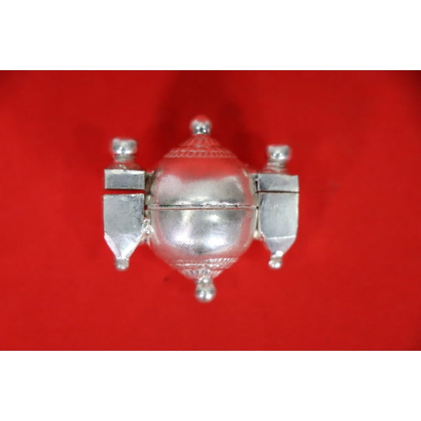 Pure Silver Shiva lingam box 10.9g, Pure Silver Stylish Vintage Antique ...