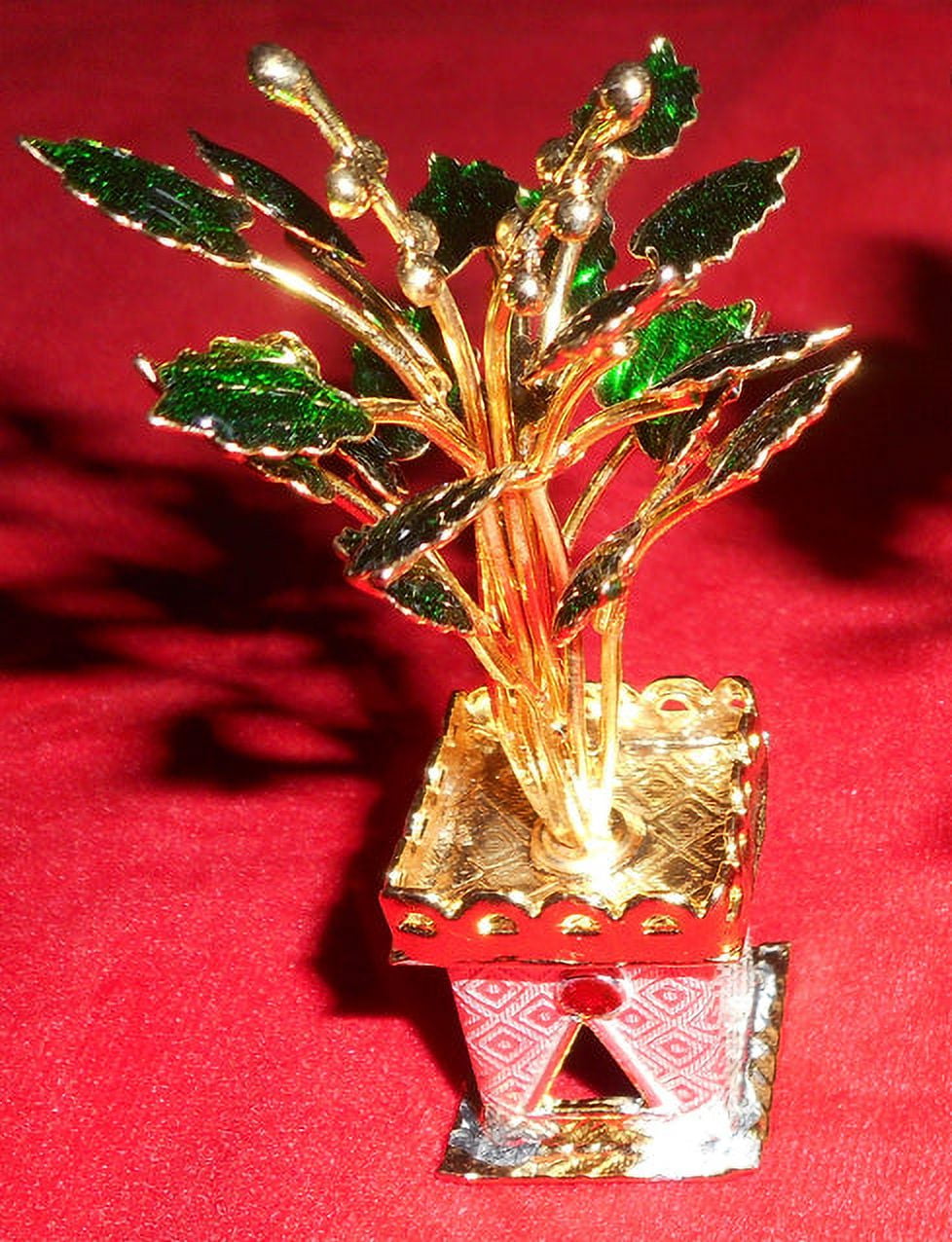 Pure Silver Tulasi Plant for pooja, Silver pooja items, silver gifts ...