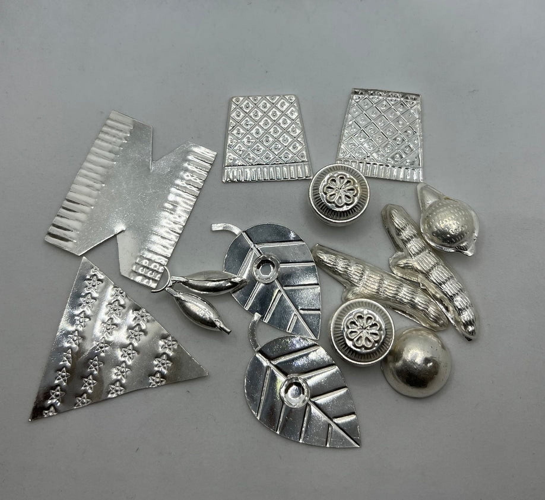 Pure Silver Vadi Biyyam Set 36g, Pure Silver Puja Items, Silver ...