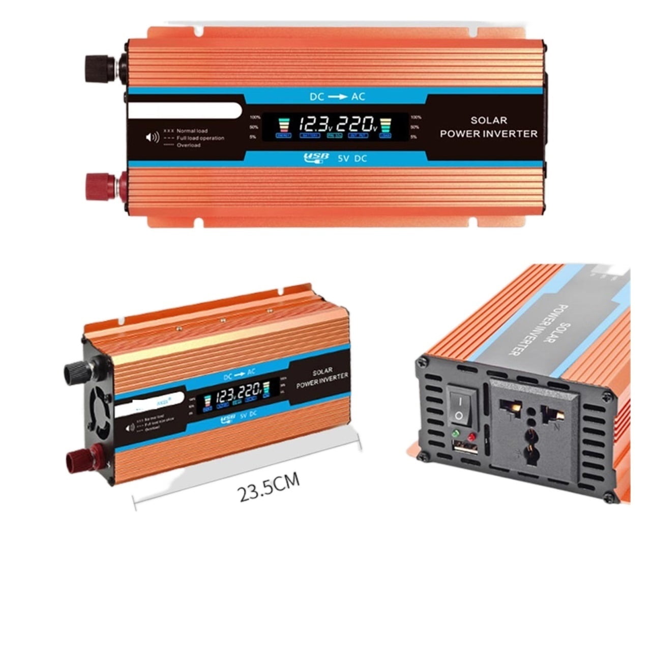 Pure Sine Home Power Inverter 600W 1200W 1600W 2200W 2600W 12V 220 ...