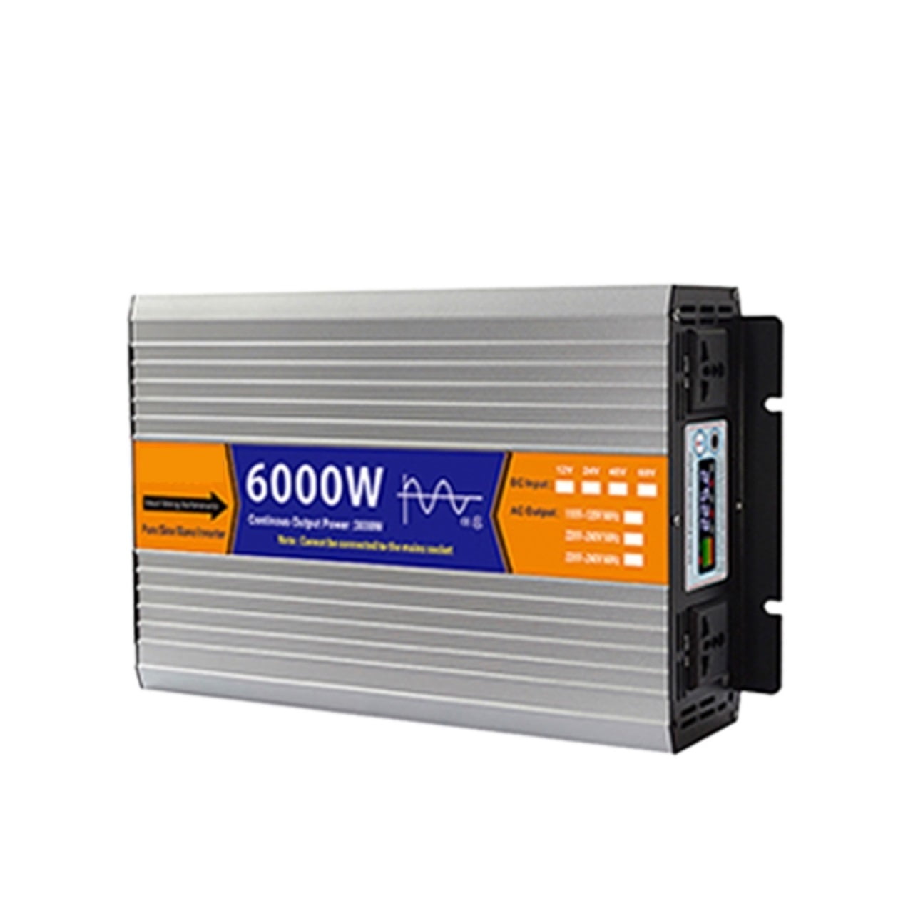 Pure Sine Save Inverter 8000W 6000W DC 12V/24V To AC Voltage ...