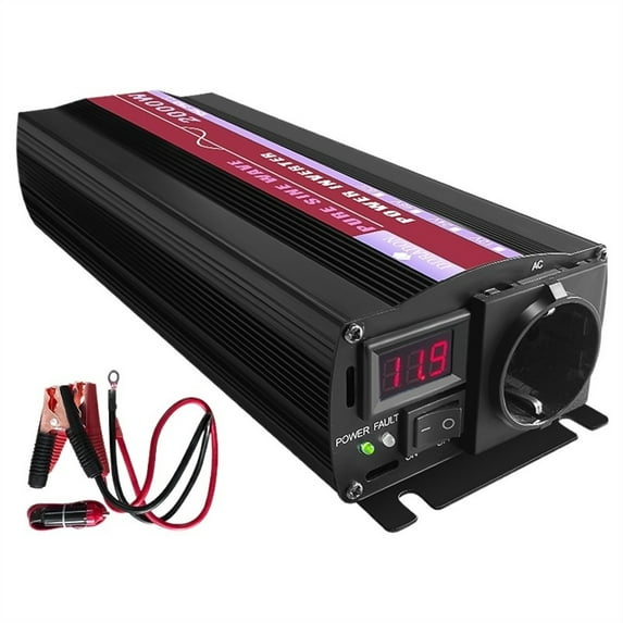 Pure Sine Wave Inverter 1000W 1600W 2000W DC 12V AC 50Hz Power Inverter ...