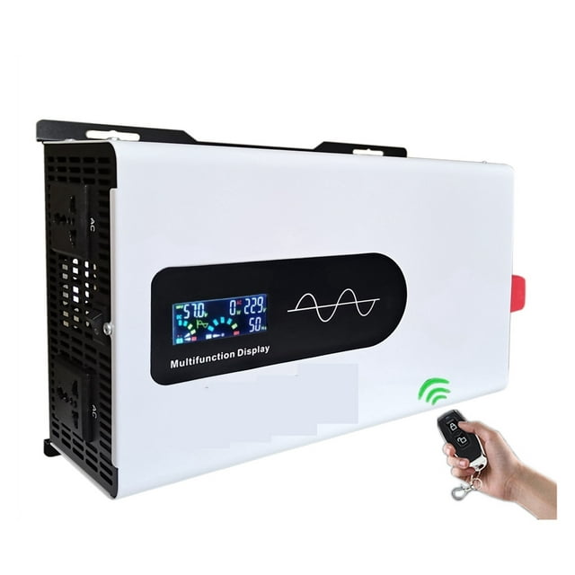 Pure Sine Wave Inverter 12V 220 2600W Solar Inverter Portable Power ...