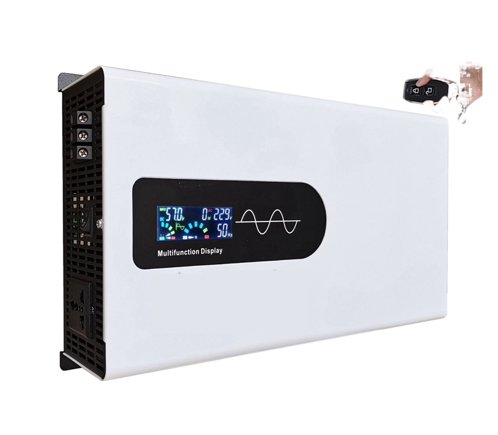 Pure Sine Wave Inverter 12V 220 5000W Portable Power Bank Solar ...