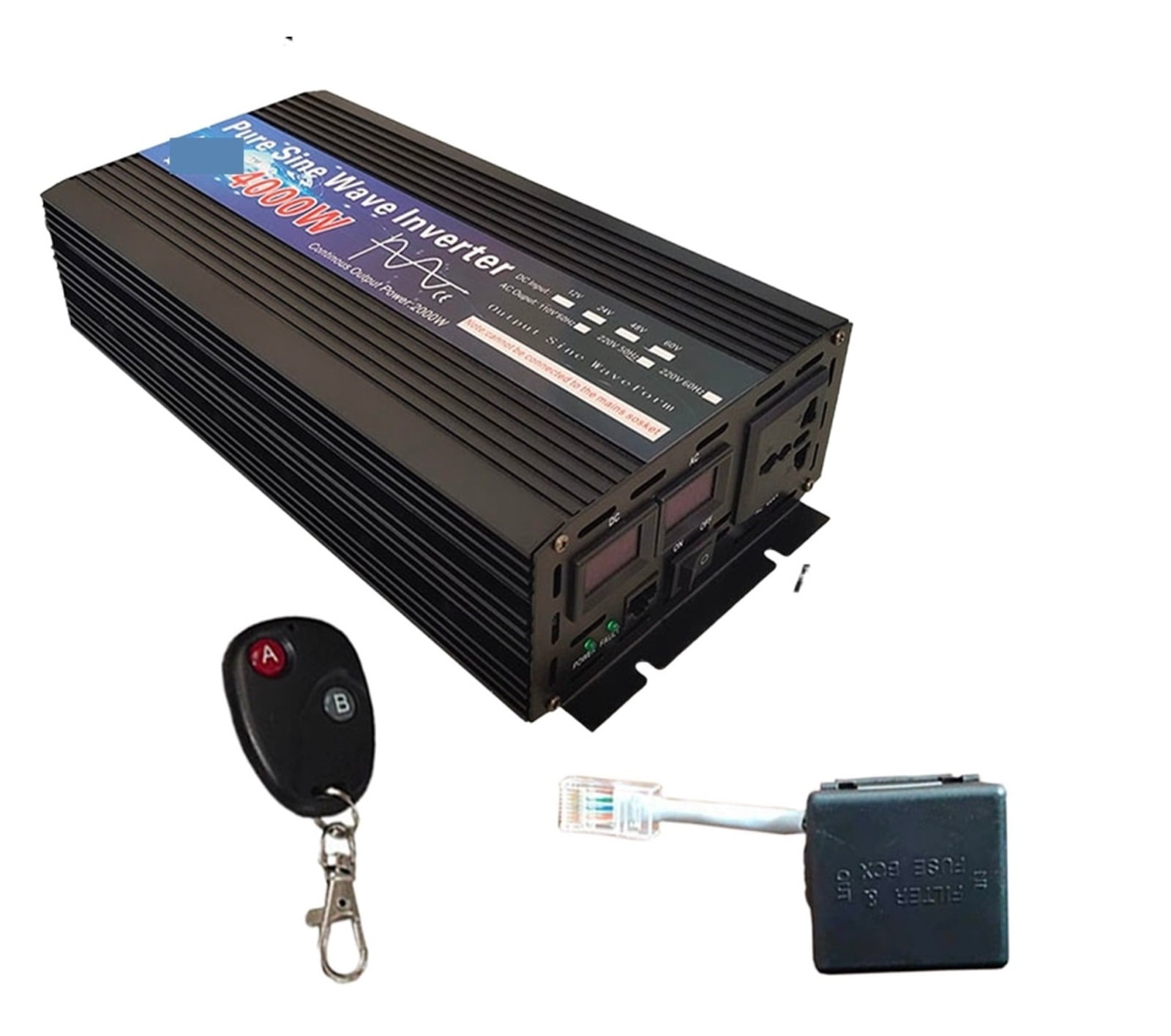 Pure Sine Wave Inverter 12V 24V 48V 60V 3000w 4000w Voltage Solar Power ...