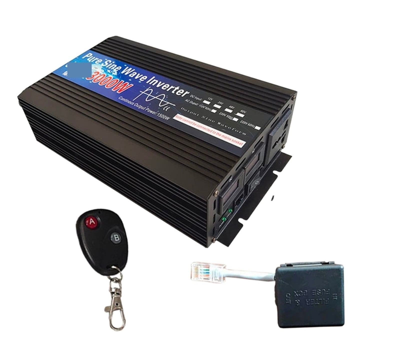 Pure Sine Wave Inverter 12V 24V 48V 60V 3000w 4000w Voltage Solar Power ...