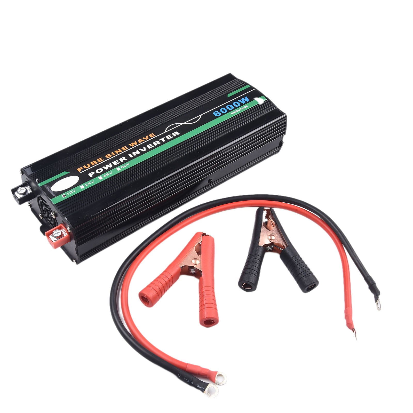 Pure Sine Wave Inverter 12V To 220V 6000W DC To AC Voltage Converter 12 220 Mini-car Power ...