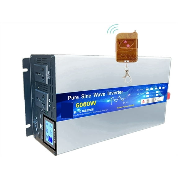 Pure Sine Wave Inverter 12v 220 DC 12V 24V 60V 72V To AC 110 220 Power ...
