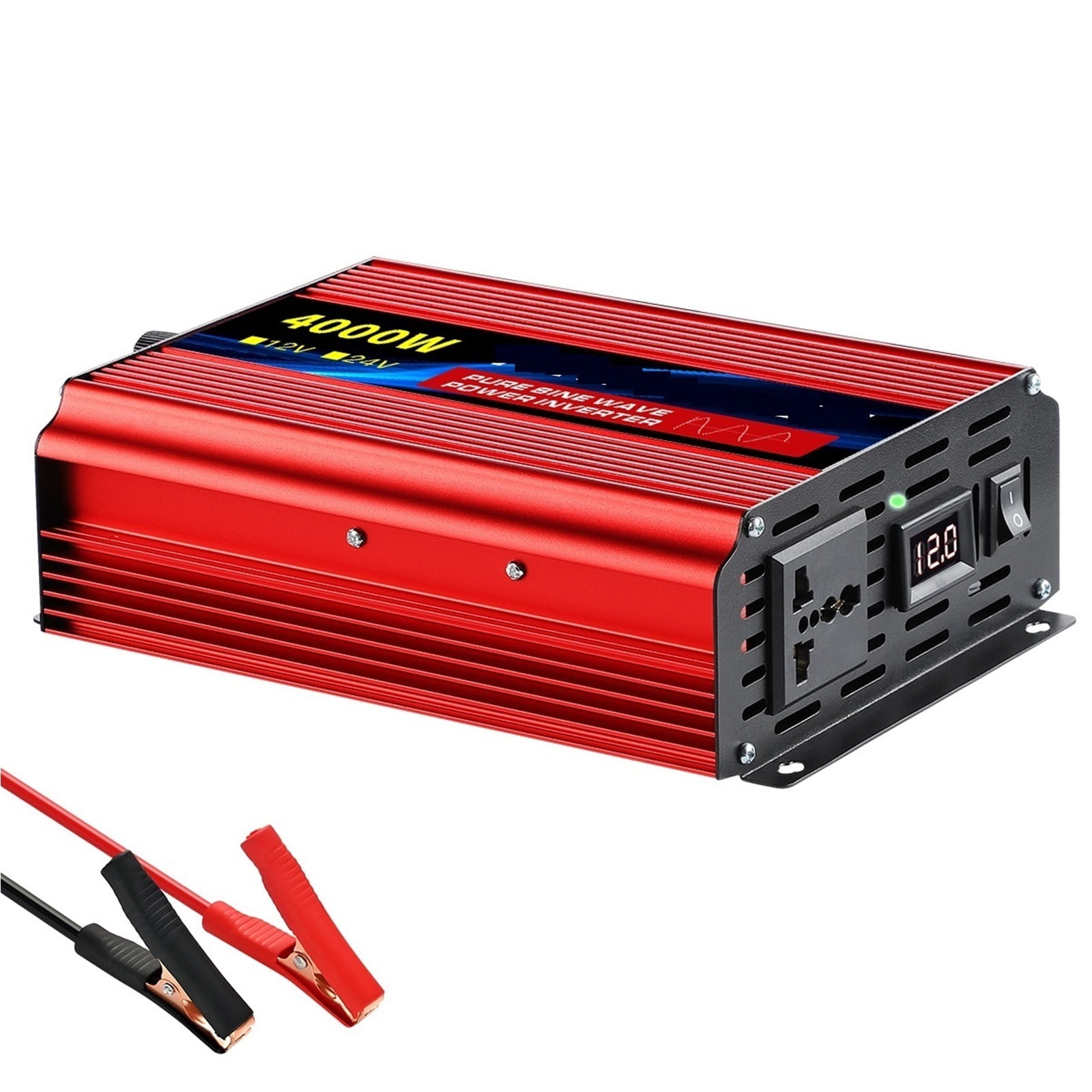 Pure Sine Wave Inverter 1600W/2200W/3000W/4000W DC 12V/24V To AC 220 ...
