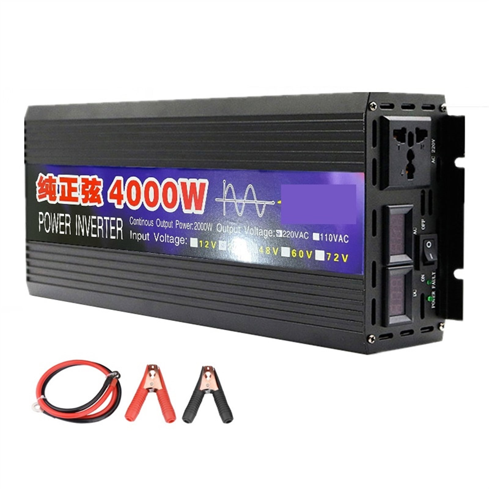 Pure Sine Wave Inverter 3000W 4000W Pure Sine Wave Inverter DC 12V 24V ...