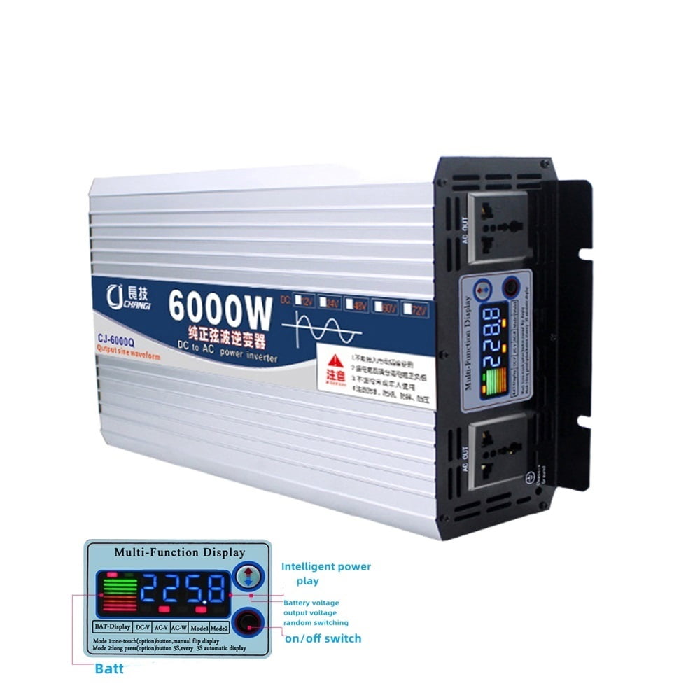 Pure Sine Wave Inverter,3000w 4000w 5000w 6000w 7000w 8000w Power Inverters,car Inverter Dc 12v ...