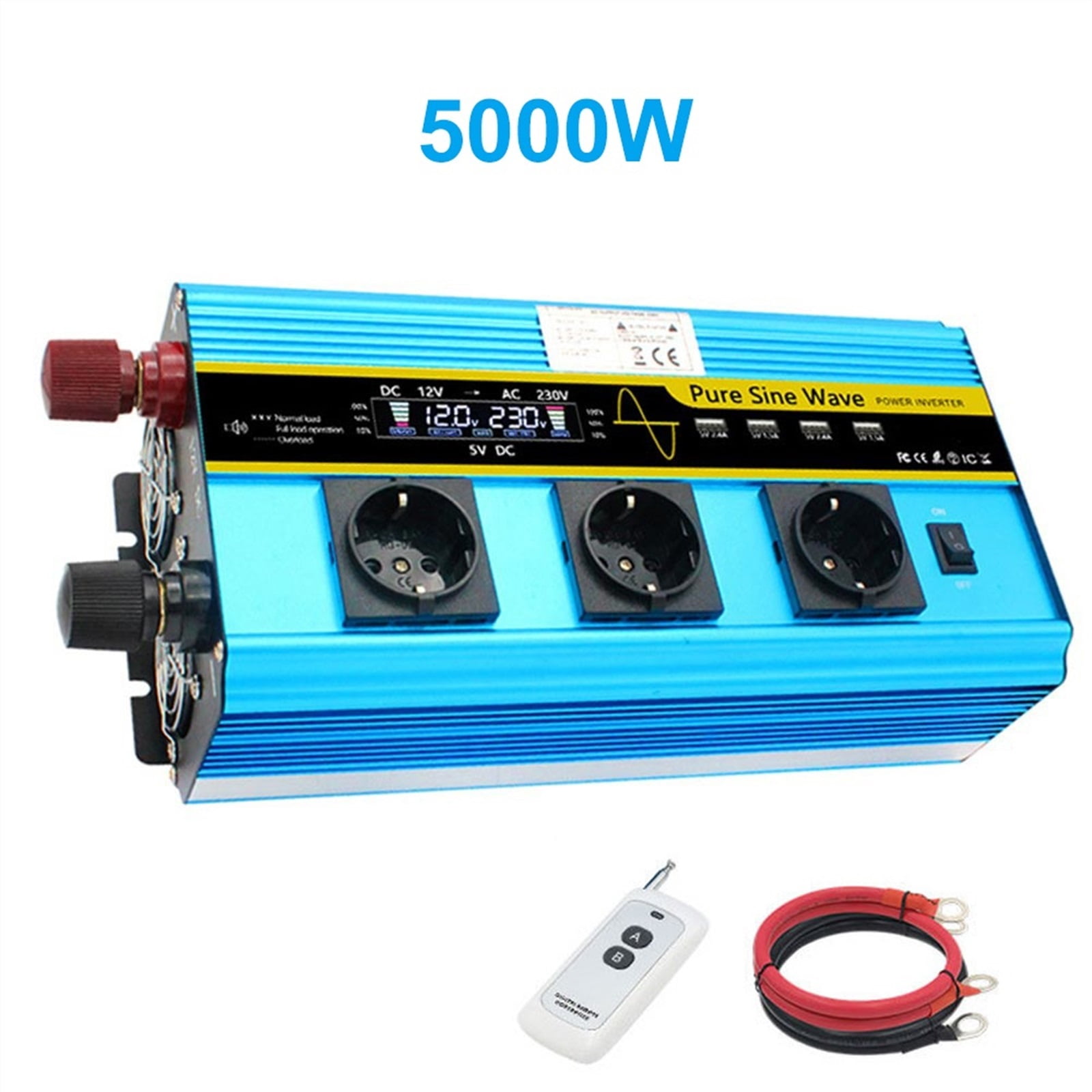 Pure Sine Wave Inverter 4000W/8000W Inverter 12V 230 12v To 220 ...