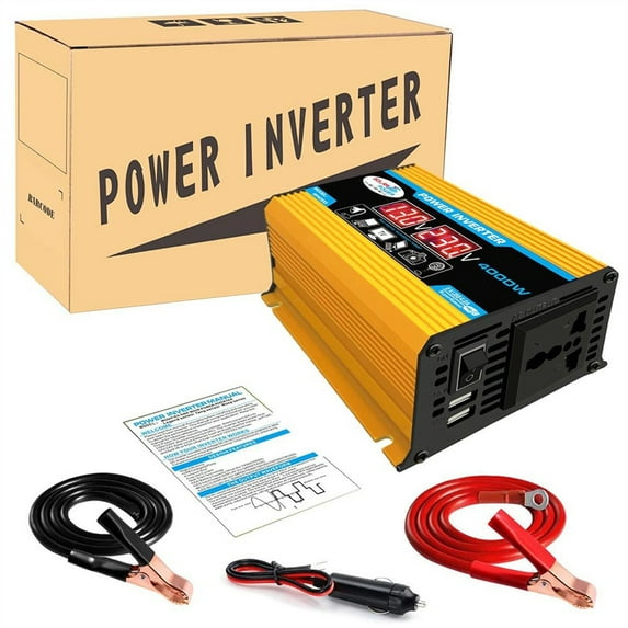 Pure Sine Wave Inverter 4000W Inverter 12V 230 Modified Pure Sine Wave ...