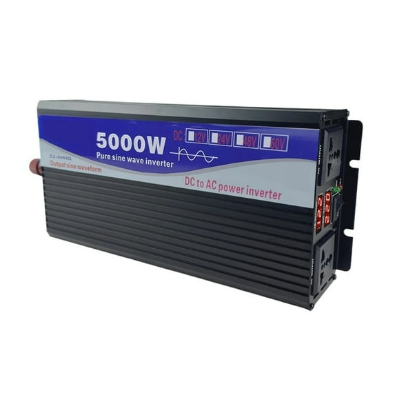 Pure Sine Wave Inverter 5000W DC12V Digital Display Converter for Home ...