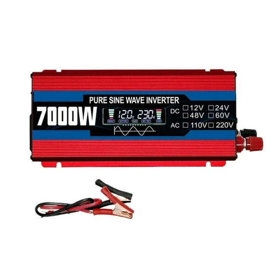 Pure Sine Wave Inverter 7000W Current Inverter 12/24/48/60V To 110/220 ...