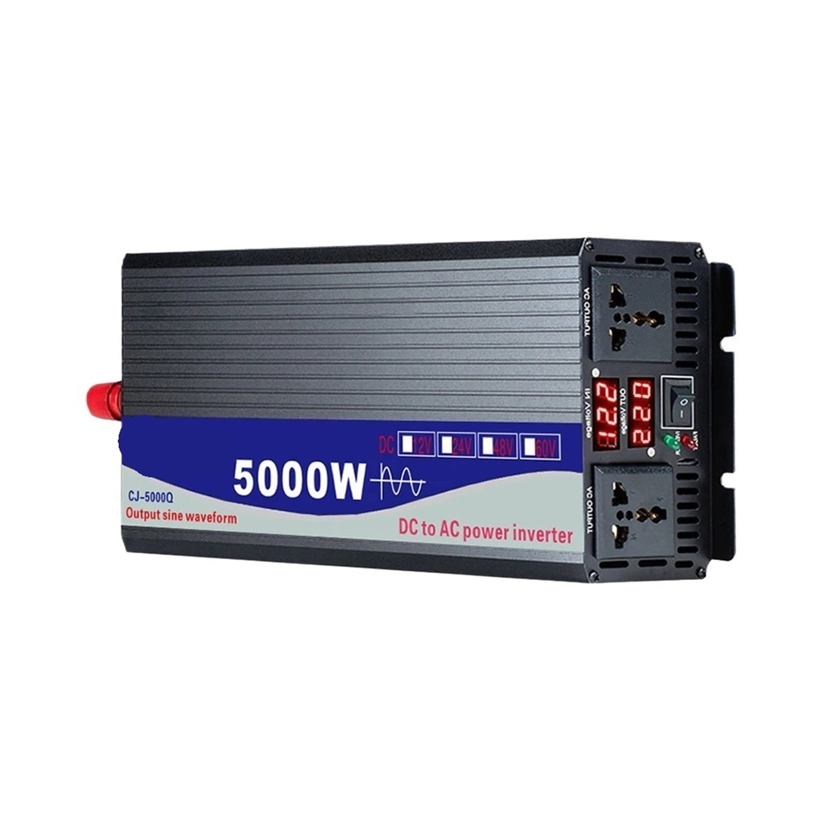 Pure Sine Wave Inverter DC 12V 24V 48V 60V 72V to AC 3000W 4000W Power Solar Car Inverters Doule ...