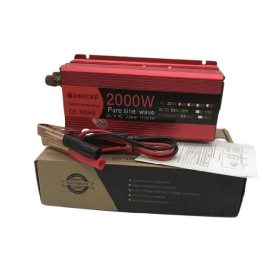 Pure Sine Wave Inverter DC 12v/24v 1000W 1600W 2000W 3000W Portable ...