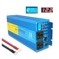 Pure Sine Wave Inverter DC 12v/24v To AC 220 3000W 4000W 5000W Volt LED ...
