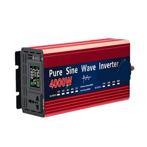 Pure Sine Wave Inverter DC to AC 3000W DC To AC Portable Power Voltage ...