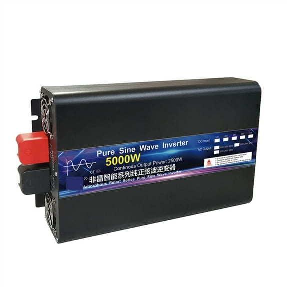 Pure Sine Wave Power Inverter 4000W 5000W DC 12V 24V 48V To AC Inverter ...