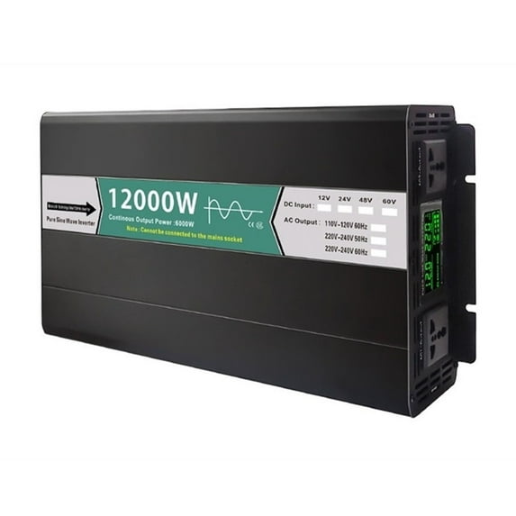 Pure Sine Wave Solar Inverter 12V 24V 48V DC To AC 8000w 12000W ...