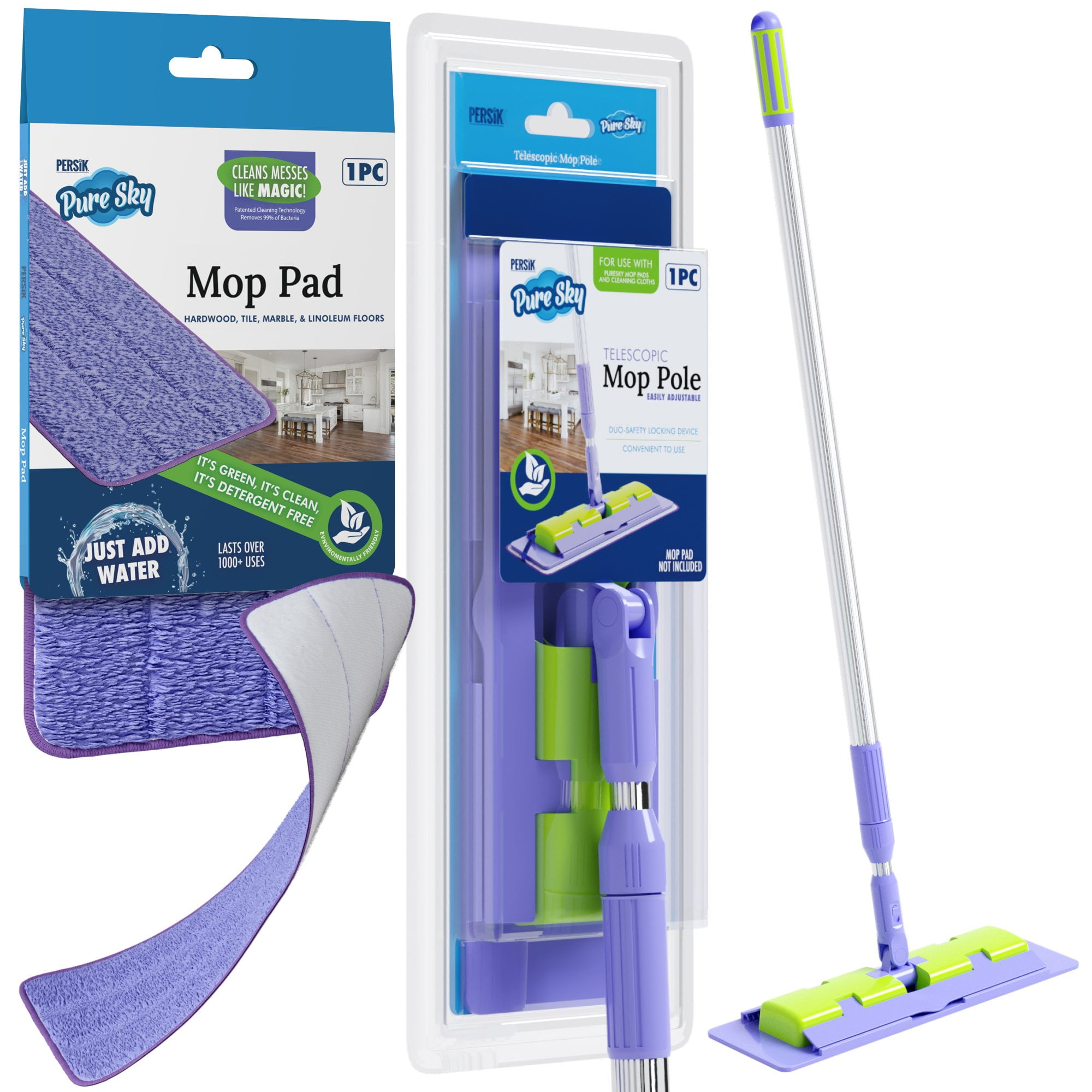 Pure-Sky Magic Deep Clean Floor Mop - JUST ADD Water No Detergents ...