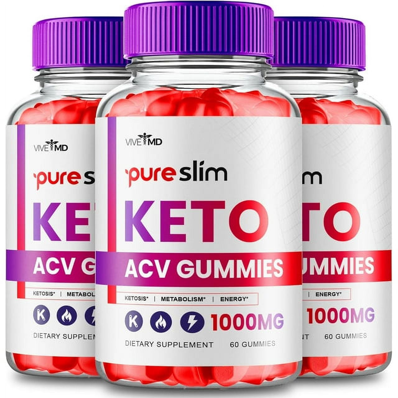 Pure Slim Keto ACV Gummies Supplement - Official Formula - Pure Slim ...