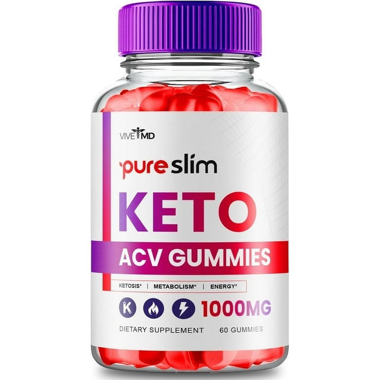 Pure Slim Keto ACV Gummies Supplement - Official Formula - Pure Slim ...