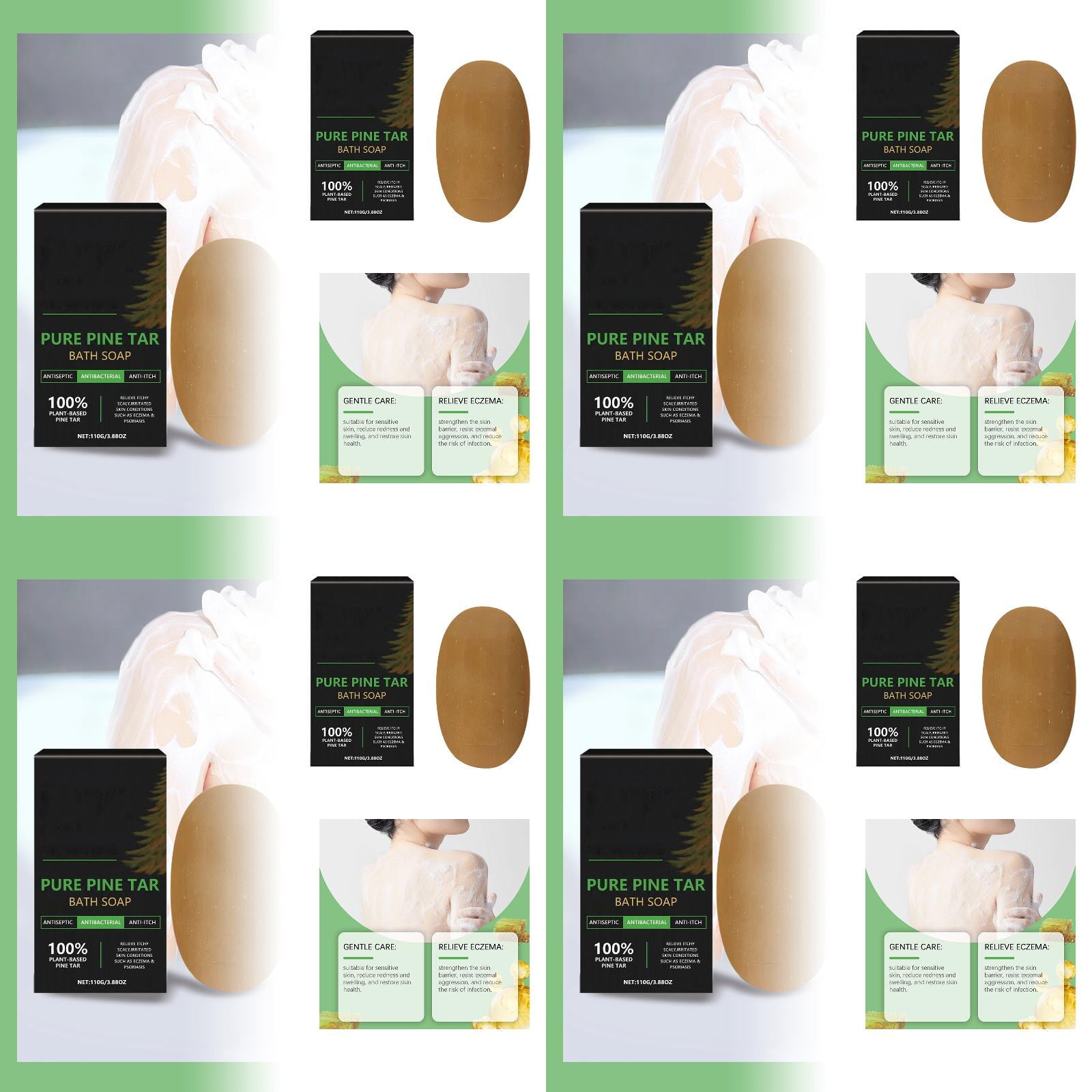 Pure Soap – Organic Bath Soap With Soothing Properties 2PCS Gel Hair ...