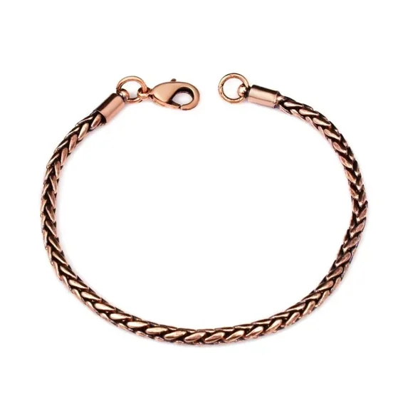 Pure Solid Copper Bracelet for Arthritis Relief Solid Copper Chain ...