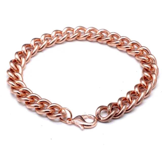 Pure Solid Copper Bracelet for Arthritis Relief Solid Copper Chain ...
