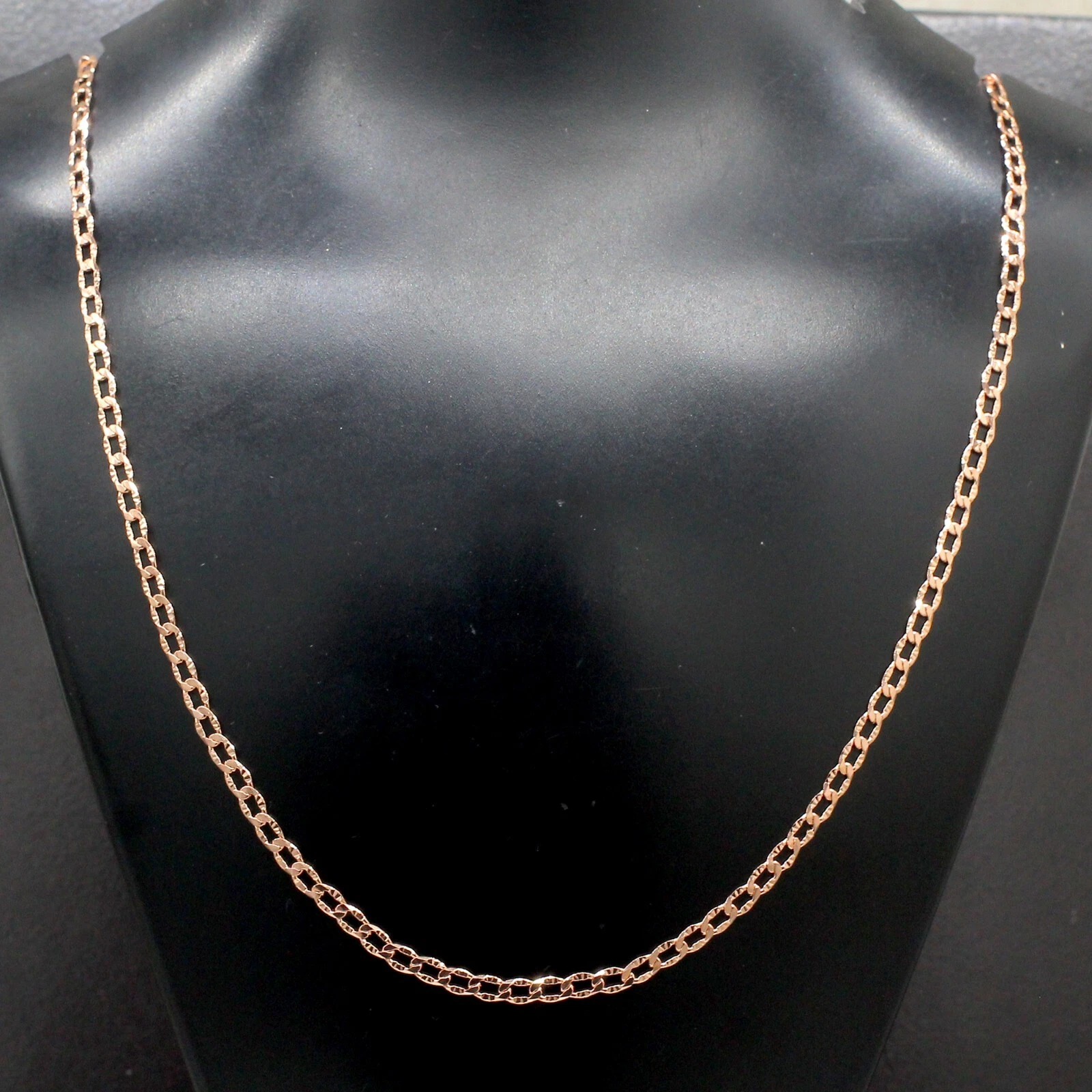 Pure Solid Copper Cube Chain Design Women And Men Chain Necklace Copper ...