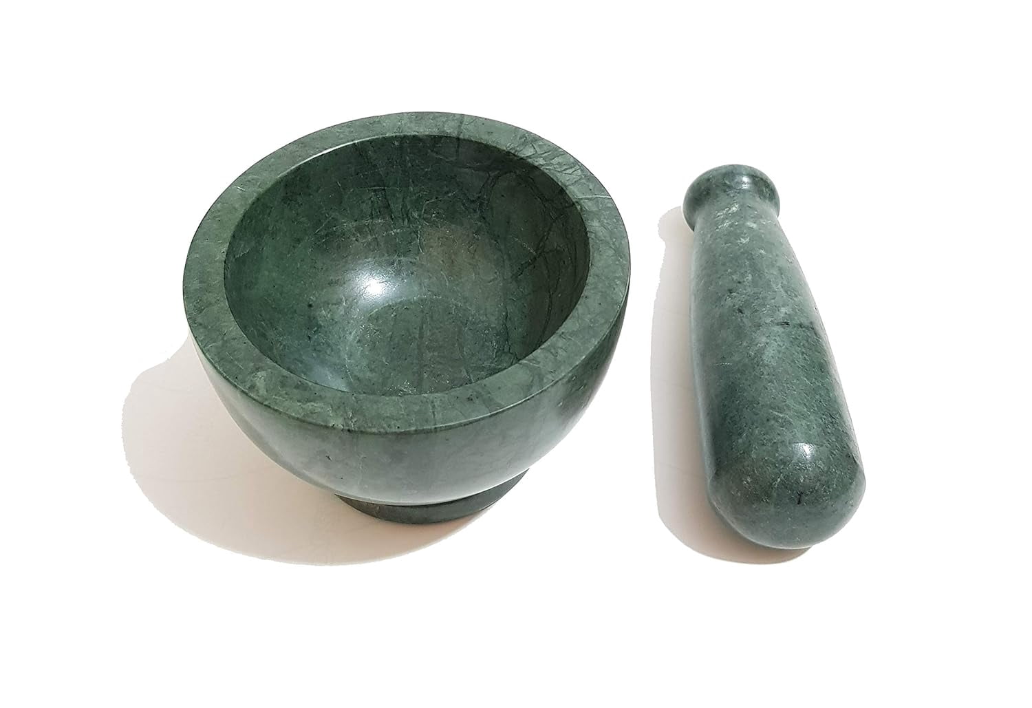 Pure Source India Marble Mortar Pestle set of 4 Inch - Walmart.com