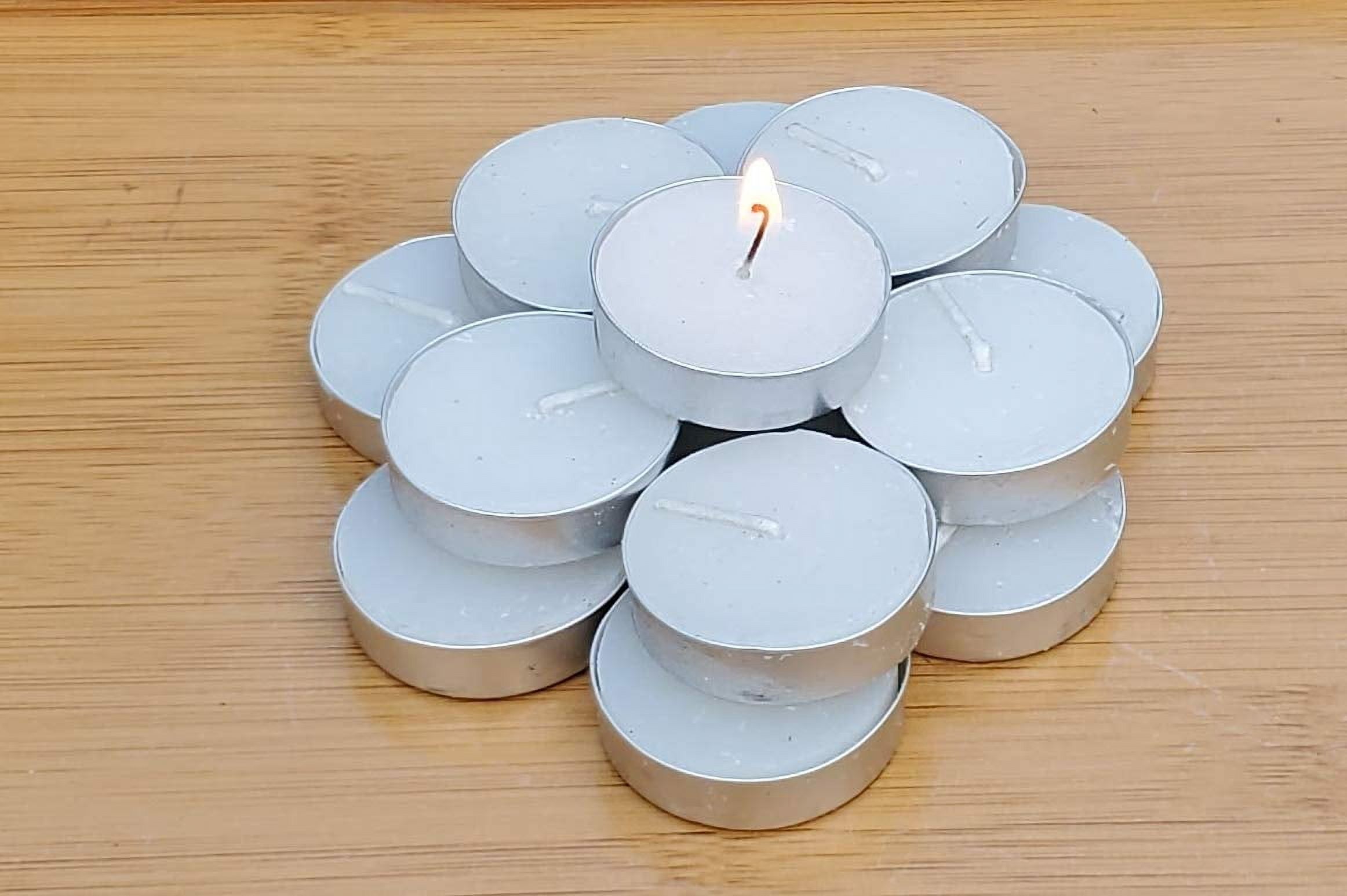 Pure Source India Wax Tealight Candle, Pack Of 50, Unscented - Walmart.com