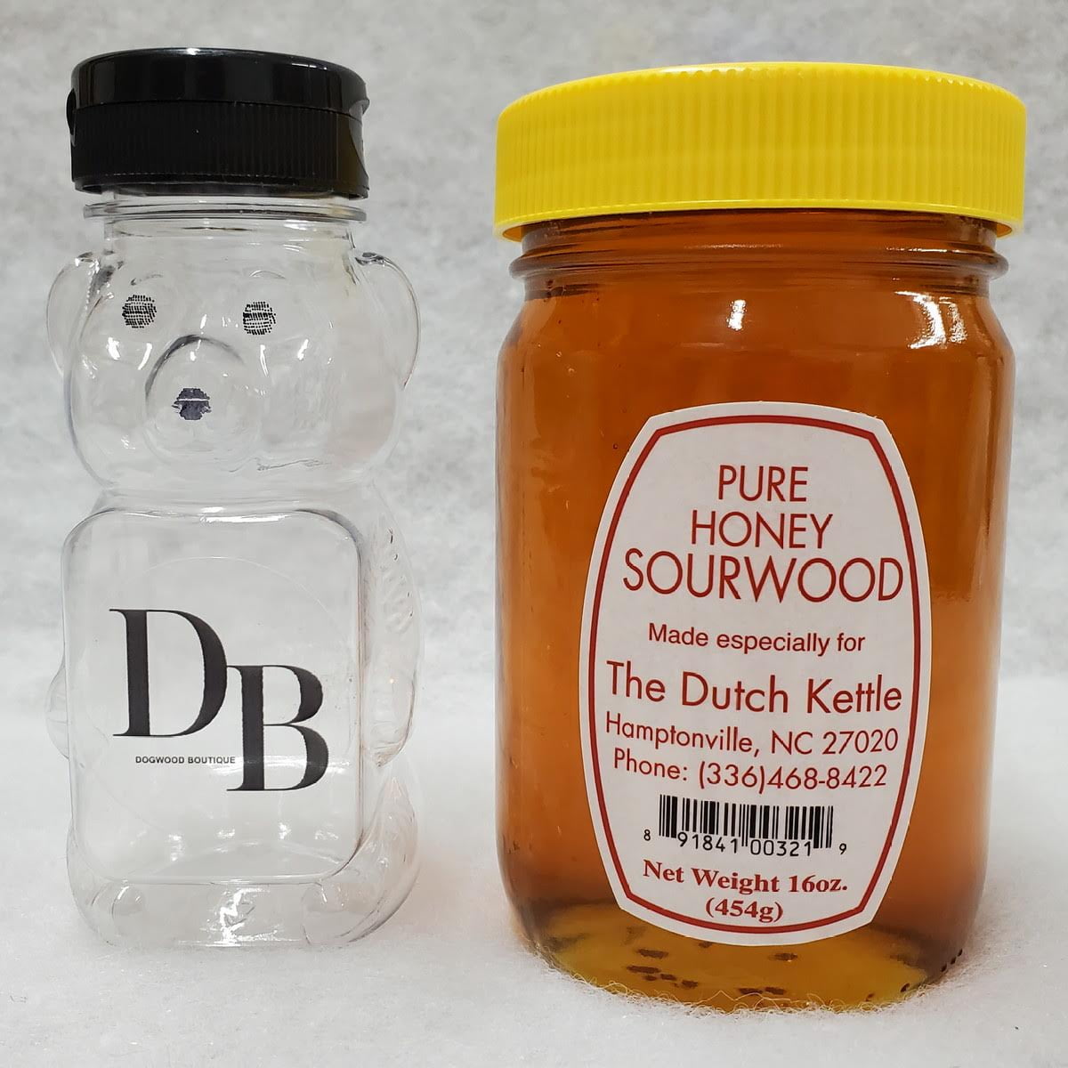 Pure Sourwood Honey for The Dutch Kettle 16 Oz. With Bear Bottle ...