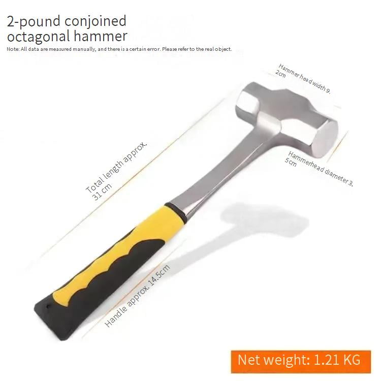 Pure Steel Octagonal Hammer Construction Site with Shock Absorption ...