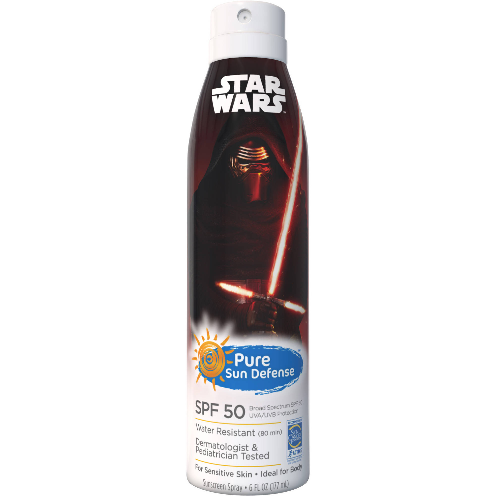 Pure Sun Defense Lucas Films Star Wars Sunscreen Spray, SPF 50, 6 fl oz ...