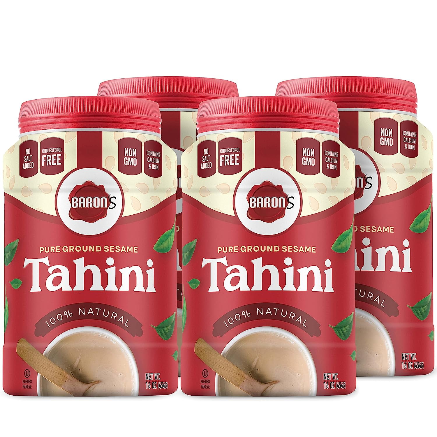 Pure Tahini Sesame Paste | Rich Creamy Taste For Hummus, Dips & Baba ...