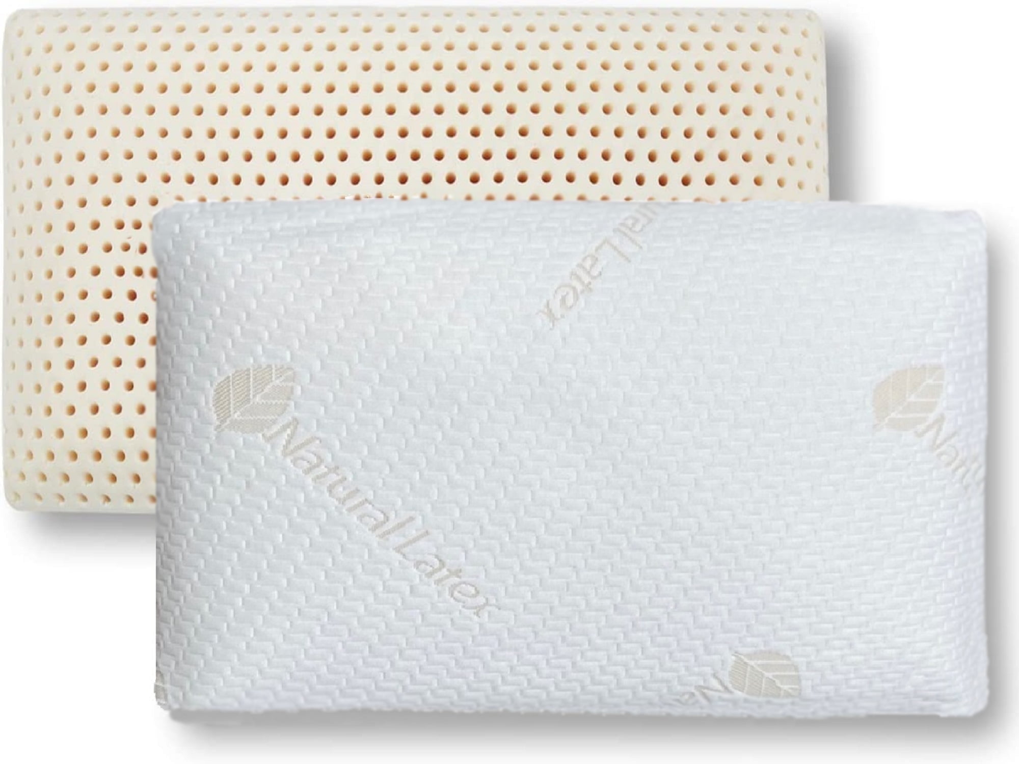 Extra Firm Talalay Latex Pillow, 100% Natural, Breathable, Removable ...
