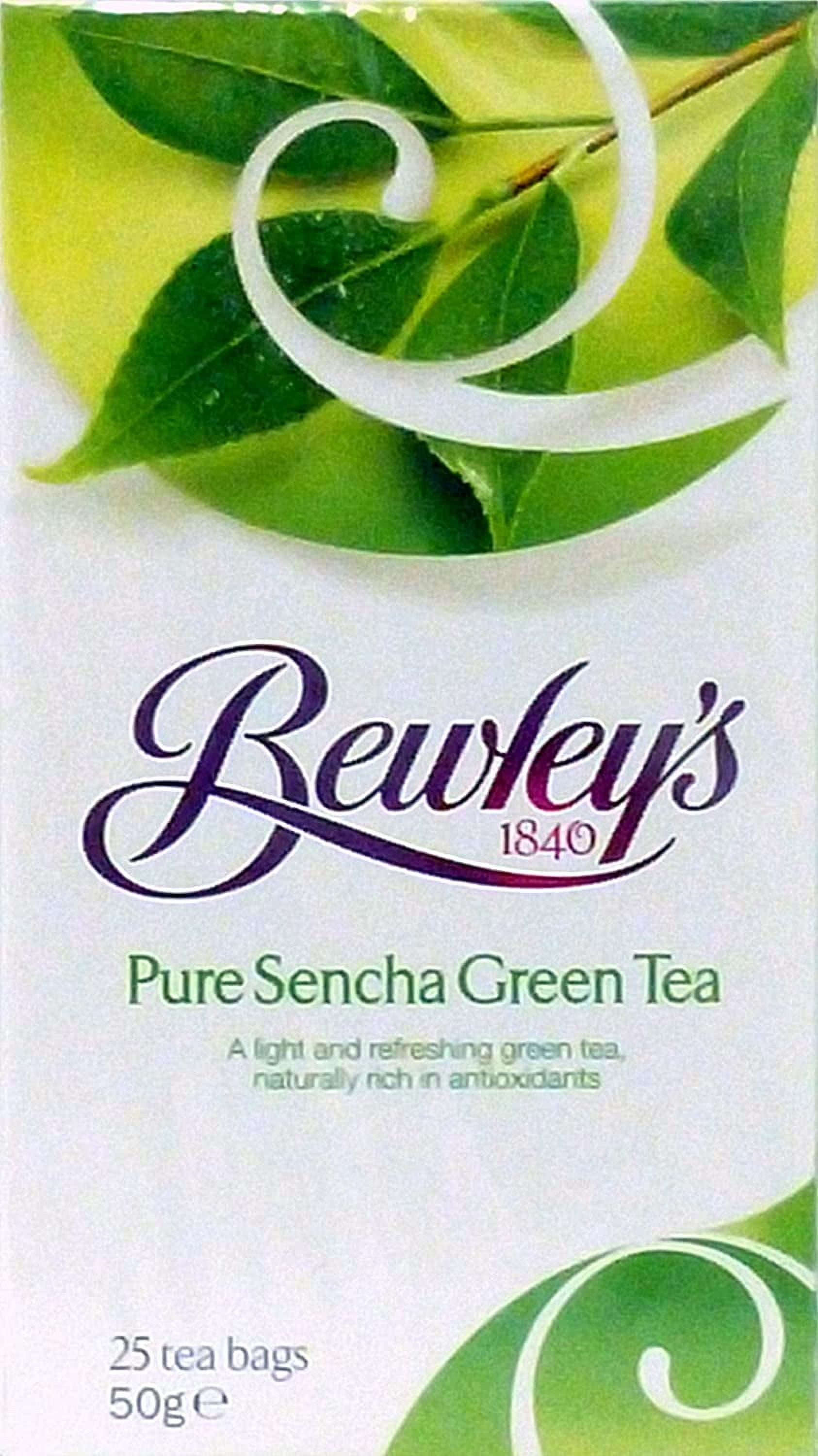 Pure Tea Bags, Sencha Green, 25 Count, 50 Gram - Walmart.com